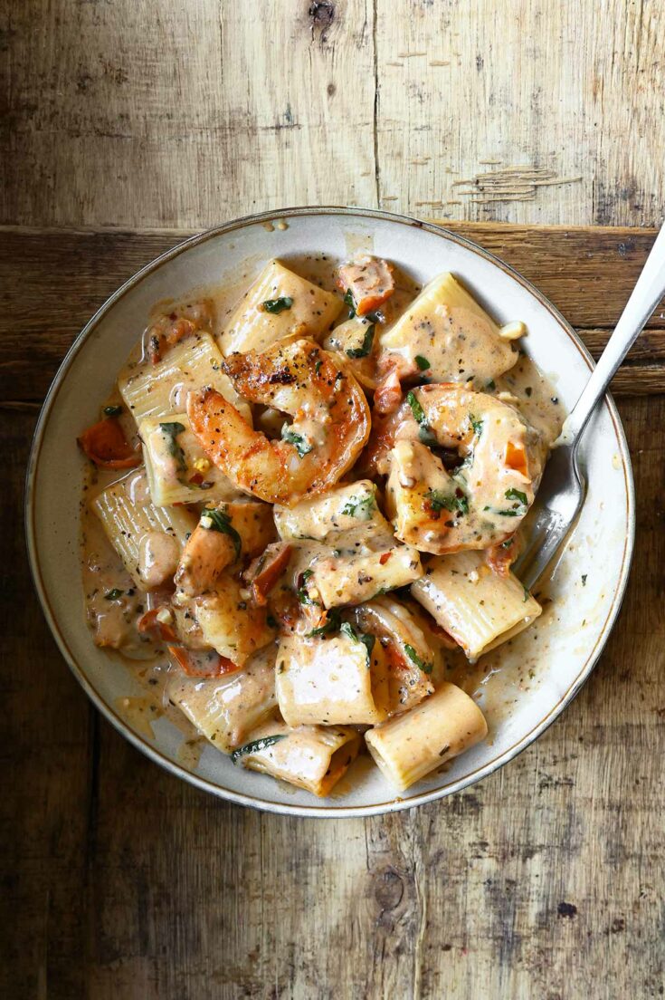 Marry Me Shrimp Pasta - Serving Dumplings