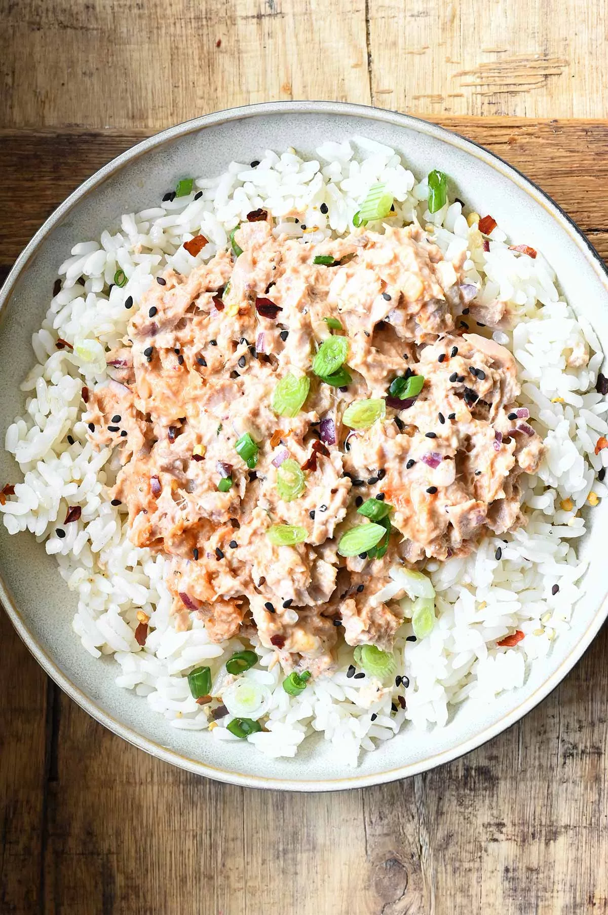 Miso Tuna Rice Bowls - Serving Dumplings