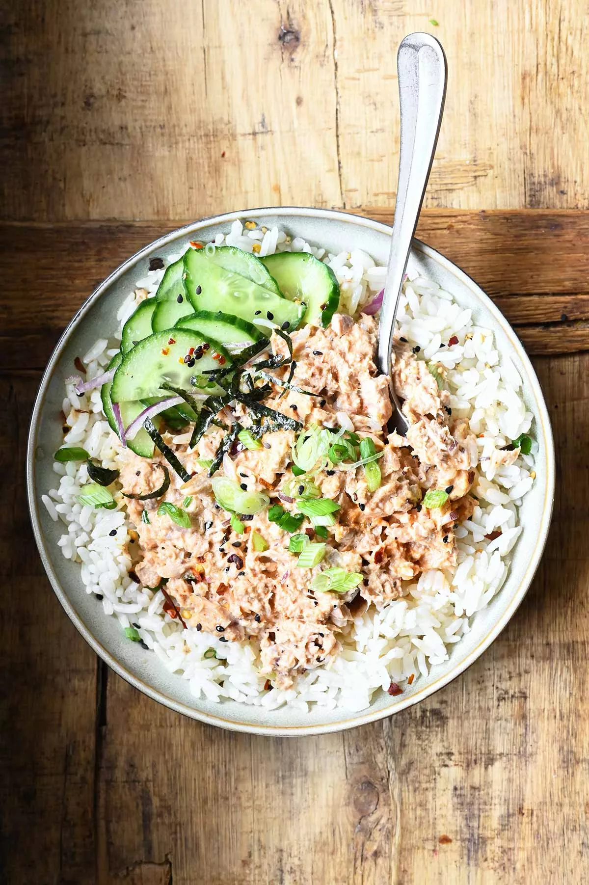 Miso Tuna Rice Bowls - Serving Dumplings