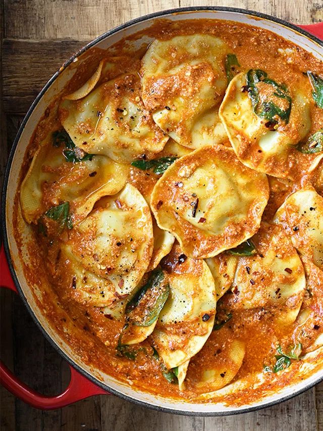 Ground Beef Pad Thai - Serving Dumplings