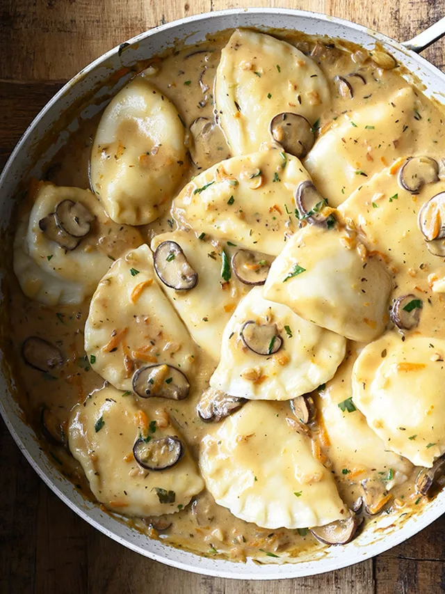 Creamy Calabrian Chili Pasta - Serving Dumplings