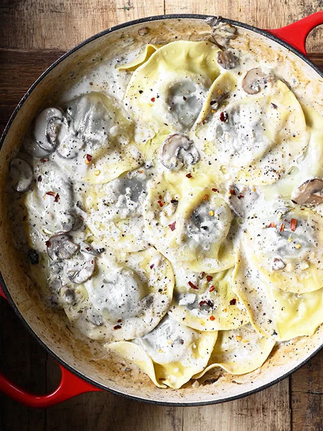 Cranberry Whipped Boursin Dip - Serving Dumplings